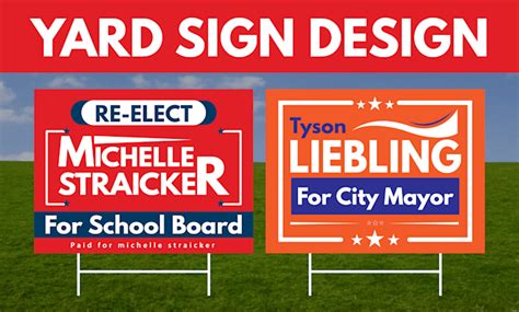 Design Winning Custom Political Campaign Candidate Vote Yard Sign Sign Boards By Zahidhasan914