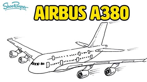 Airbus A380 Coloring Pages 2025