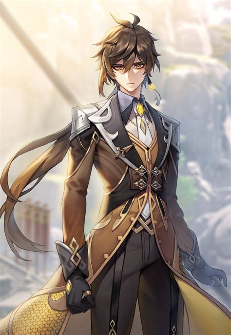 Zhongli Fanart Genshinimpact