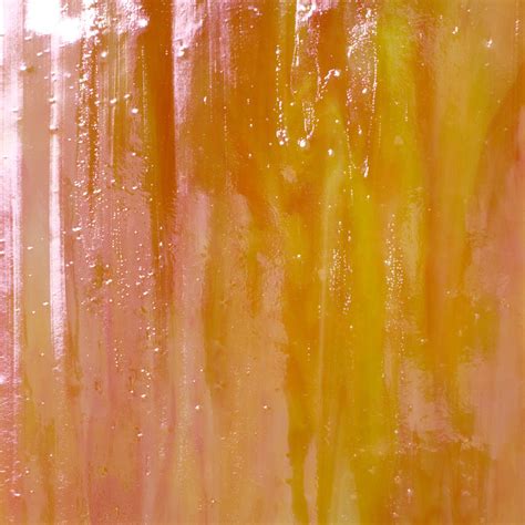 Glass Sheet Red With Yellow And Orange Streaky Mississippi River Glass