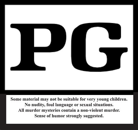 Rated Pg 13 Logo