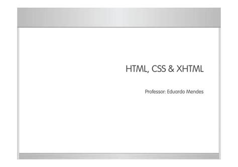 Html Exercicio Pdf