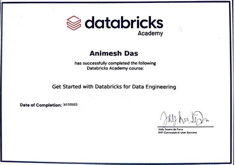 Databricks Dataengineering Learningjourney Zensartechnologies Upskilling Animesh Das
