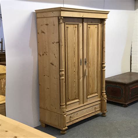 Small Double Pine Wardrobe C1910