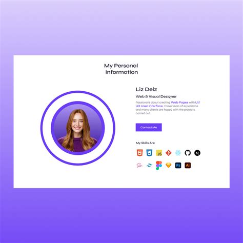 Responsive Portfolio Website Liz Buymeacoffee