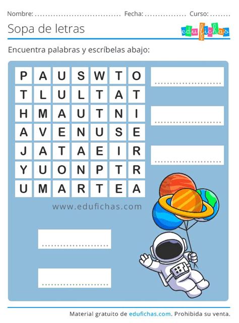 Sopa De Letras Para Niños Pasatiempos Para Imprimir Gratis Sopa De