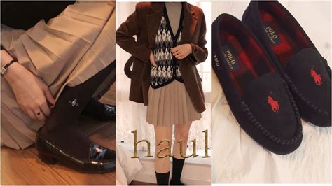 Haul 패션하울 ♥️폴로로퍼비비안웨스트우드스타킹닥터마틴로퍼삭스多트위드자켓가디건앵클부츠 가을 데일리룩🍂 Youtube