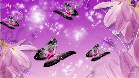 Purple Butterfly Wallpapers 63 Images