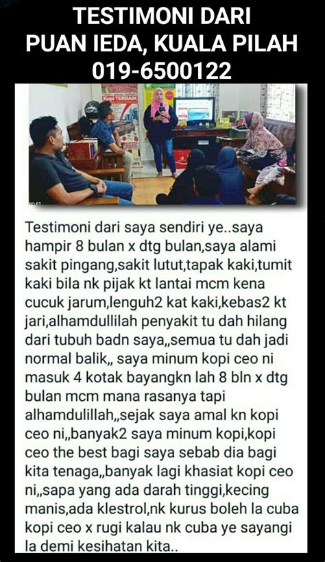Kopi Ceo For Life Sejarah Sijil And Testimoni Produk Shuang Hor