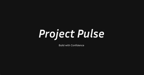 About Project Pulse