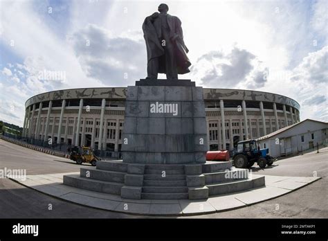 In This Wednesday June 28 2017 Photo Statue Of Soviet Founder