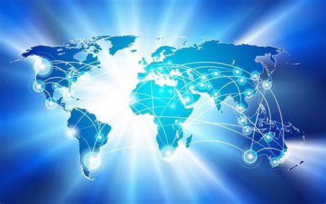 Earth Science And Technology Blue Light Effect Background Earth