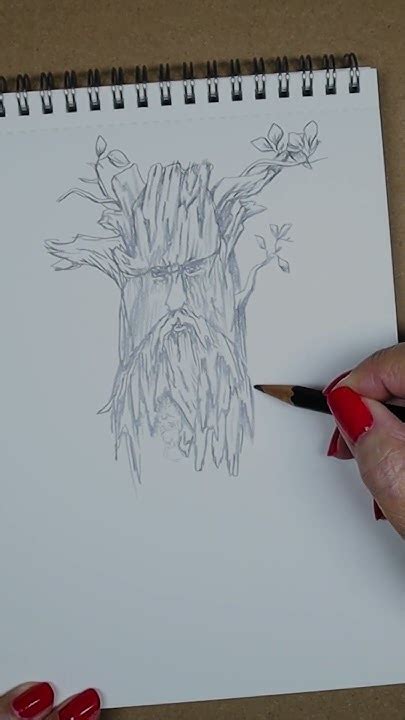Graphite Drawing Treebeard Youtube