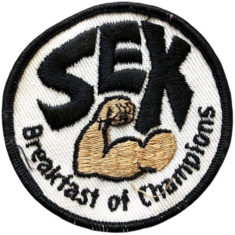Sex Breakfast Of Champs Patch Collectiblesandmoreinstore