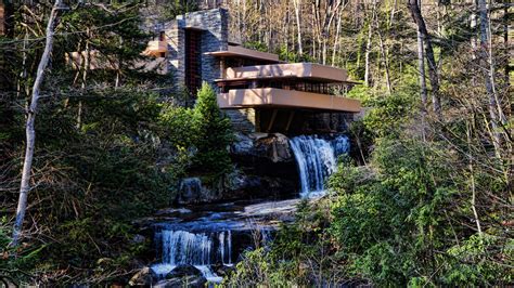 Fallingwater House Frank Lloyd Wright Architect At Age 67… Flickr