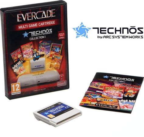 Evercade Technos Cartridge 1 8 Games Games Bol
