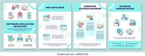 1208 Software Development Brochure Stock Vectors Images And Vector Art Shutterstock