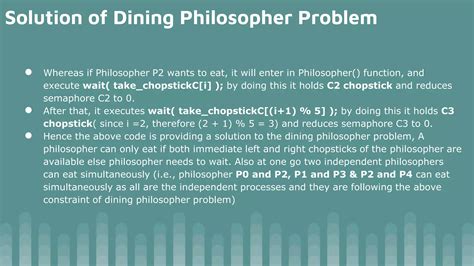 Dining Philosopher Problem Operating System Pptx