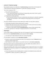 Lecture Machine Learning Pdf Lecture Machine Learning We Will Begin To Delve Into