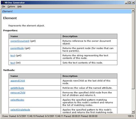 Vbdox Visual Basic Documentation Generator