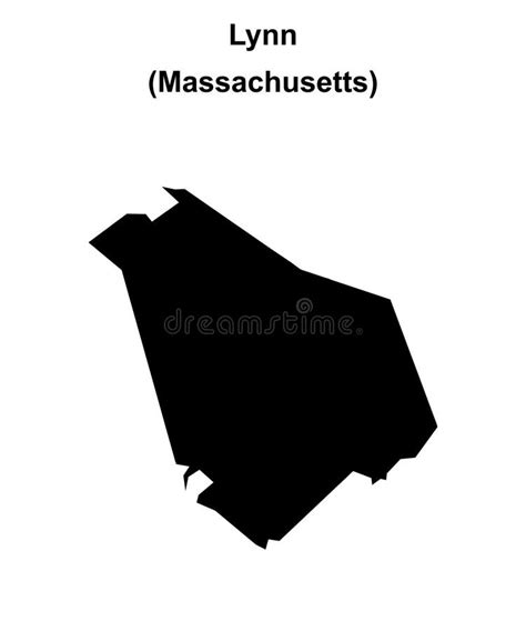 Lynn Outline Map Stock Vector Illustration Of Contour 357333945