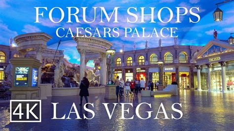 4k The Forum Shops At Caesars Palace Las Vegas Youtube