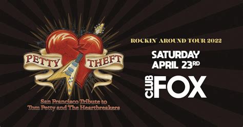 Petty Theft Sf Tribute To Tom Petty And The Heartbreakers In