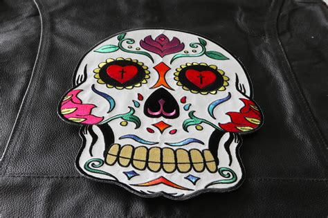 Sugar Skull Patch Large Skull Patches By Ivamis Patches