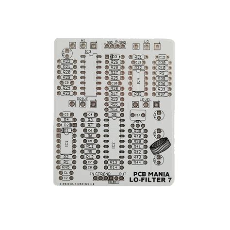 Lo Filter 7 By Pcb Guitar Mania Stomp Box Schematics