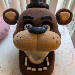 Freddy Fazbear Mask Five Nights At Freddys Fnaf Cosplay Preorder Etsy