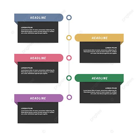 Timeline Infographic Design Vector Hd Images Colorful Timeline