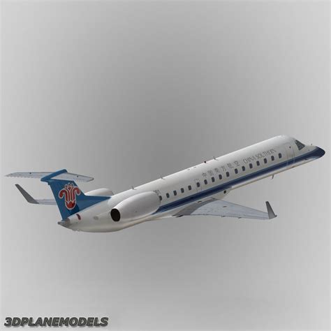 3d Embraer Erj 145 Regional Jet Model
