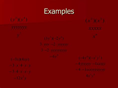 Multiplying And Dividing Monomials Module 2 Ppt