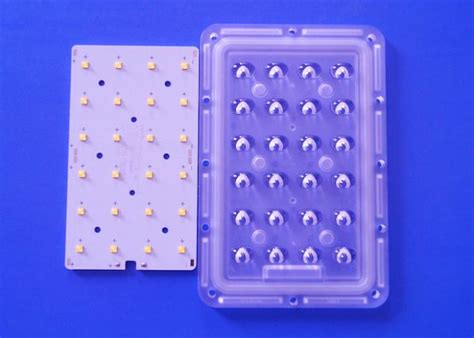 3535 Smd Plastic Injection Mold Led Optical Lens 24w Xpg3 For