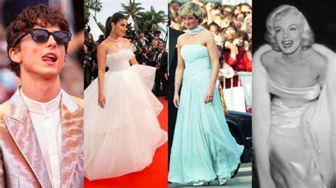 Marilyn Monroe Princess Diana Priyanka Chopra Timothée Chalamet 20 Iconic Cannes Film