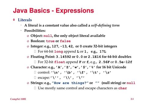 Ppt Java Basics Expressions Powerpoint Presentation Free Download