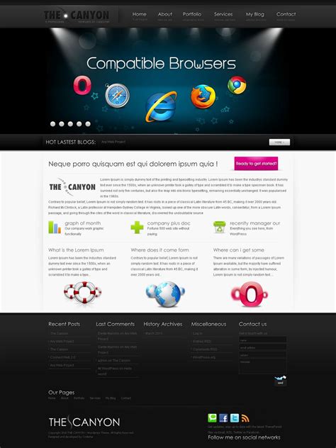 The Canyon Premium Wordpress Theme From Theme Forest