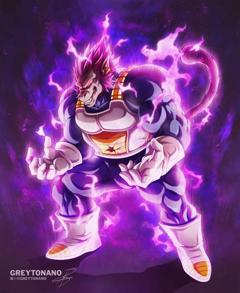 Ultra Ego Oozaru Vegeta By Greytonano On Deviantart