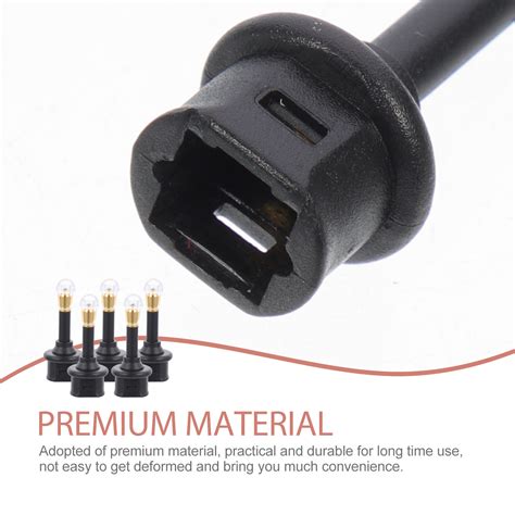 Gong 5pcs Optical Audio To 3 5mm Adapter Digital Optical Female To 3