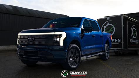 Grassmen Welcome The Newest Member Of The Grassmen Fleet A Ford F 150 Lightning Ev Pickup