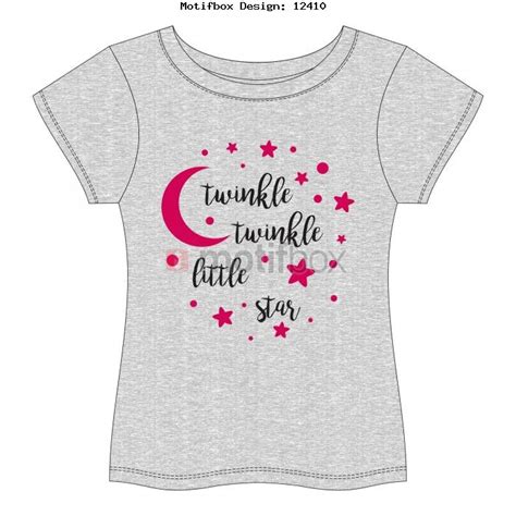 Twinkle Twinkle Little Star Modern And Stylish Girls Typography Design