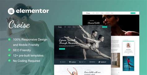 Croise Ballet And Dance School Elementor Pro Template Kit