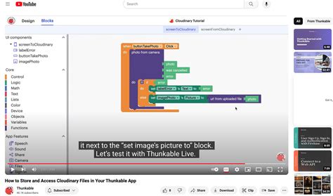 Solved How To Upload A Photo To Cloudinary Questions About Thunkable Community