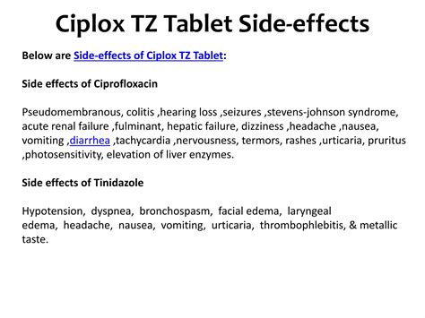 Ciplox Tz Tablet Pptx