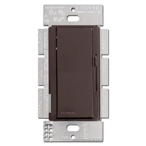 Magnetic Low Voltage Dimmer 3 Way Brown Lutron 600va