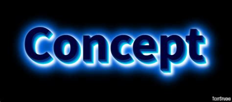 Concept Text Effect And Logo Design Word