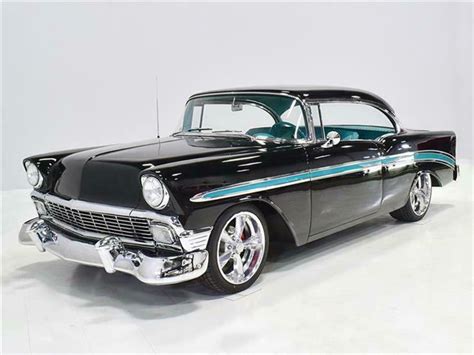 1956 Chevrolet Bel Air Hardtop 0 Onyx Black And Twilight Turquoise 350 Cubic I Classic