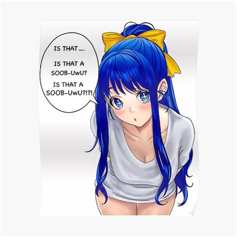 Soob Uwu Poster For Sale By Kawaii Ninja Redbubble