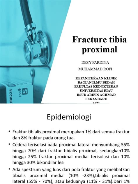 Fraktur Tibia Proximal Pdf