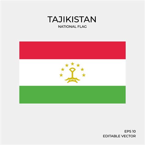 National Flag Of Tajikistan 2159266 Vector Art At Vecteezy